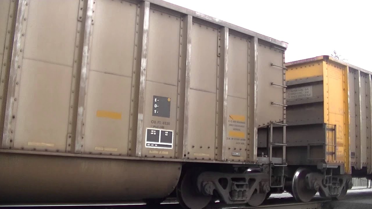 BNSF!!! BNSF 5736 Leads a Long EB Coal Train through Fostoria, OH - YouTube
