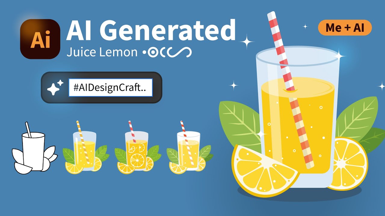 AI Generated (Juice Lemon): Designer ka Magic & #AdobeIllustrator Craft ...