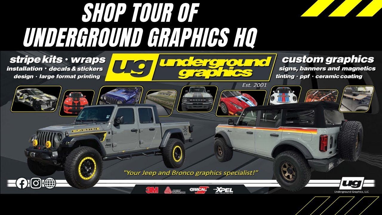 Shop Tour Of Underground Graphics Headquarters In Houston, Texas ...