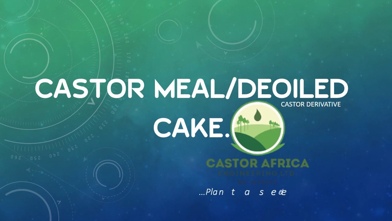Castor 101: Castor Meal (De-Oiled Castor Cake) - YouTube