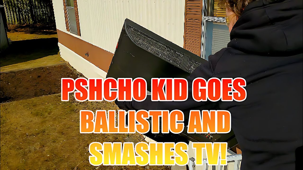 PSHCHO KID GOES BALLISTIC AND SMASHES TV! - YouTube