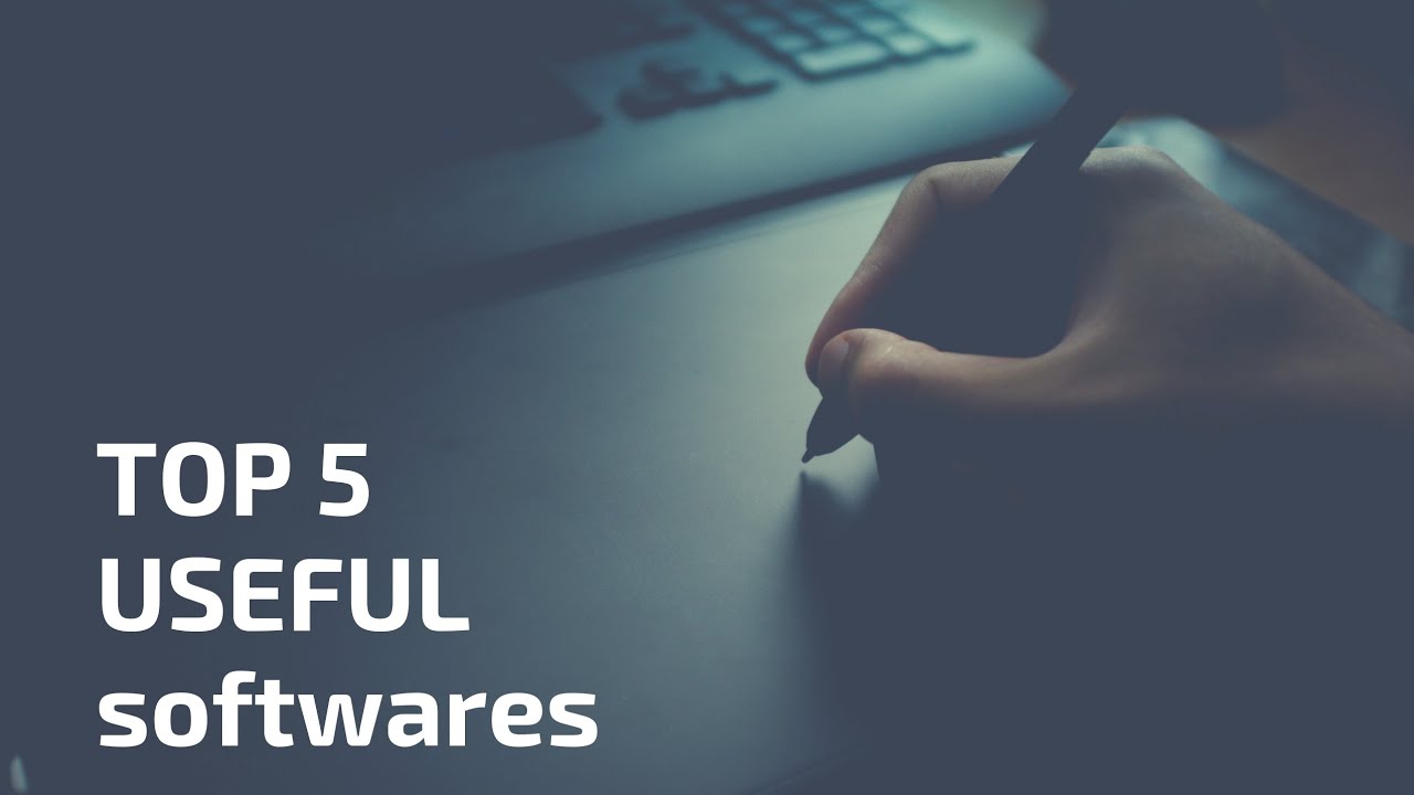 Best 5 Useful Software for your Pc ! - YouTube