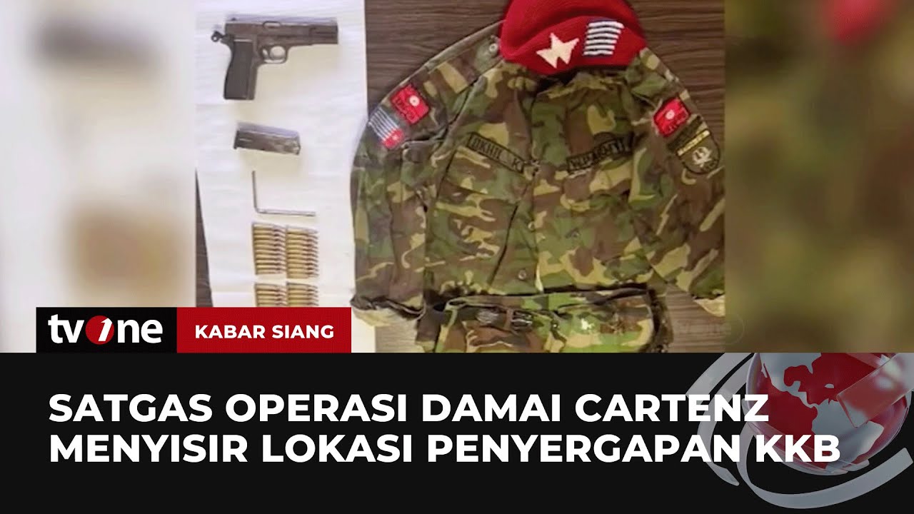 Menyisir Lokasi Penyergapan KKB, Tim Gabungan Temukan Sepucuk Pistol ...