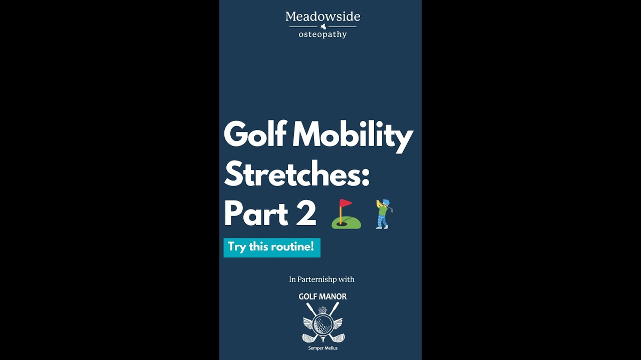Golf Mobility Stretches (Part 2) ⛳️ 🏌️‍♂️ - YouTube