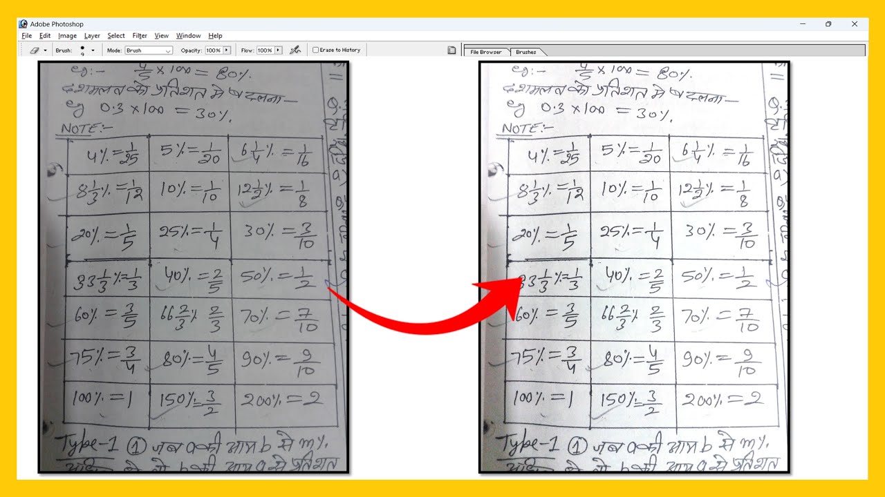 How to Remove Background from a Scanned Document or Image in Photoshop ...