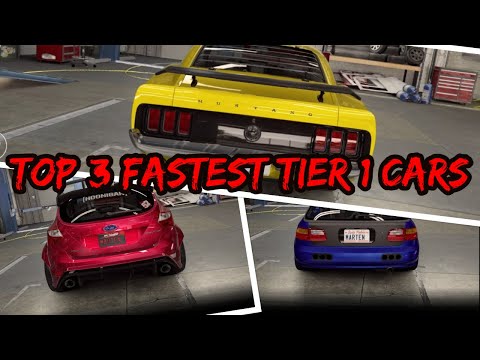 CSR Racing 2 | TOP 3 FASTEST TIER 1 CARS | with Tunes & Times - YouTube