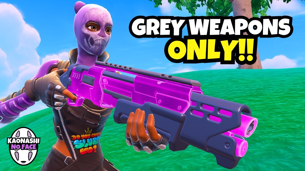 GREY WEAPONS ONLY CHALLENGE!!! Fortnite Zero Build Solo C6S4 ...