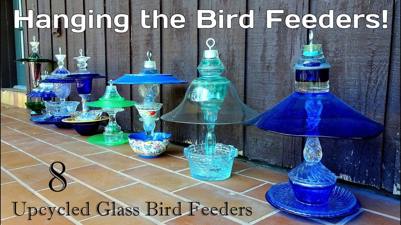 Hanging 8 Bird Feeders on my porch! DIY (How to Hang a Bird Feeder) # ...