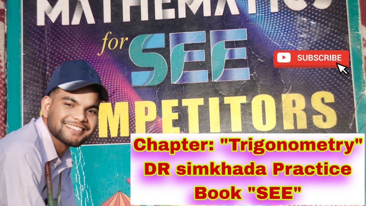 Chapter: "Trigonometry "(14a) DR simkhada mathematics practice book # ...