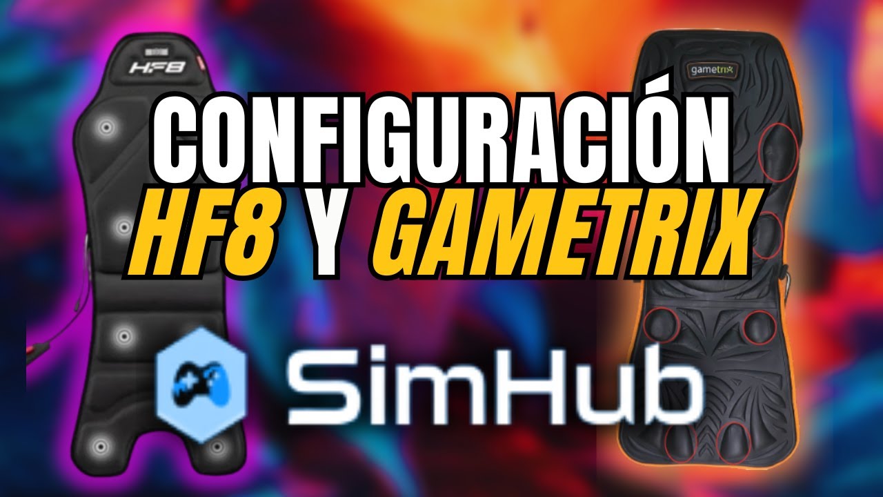 La mejor CONFIGURACIÓN para Next Level Racing HF8 y GAMETRIX con SIMHUB ...