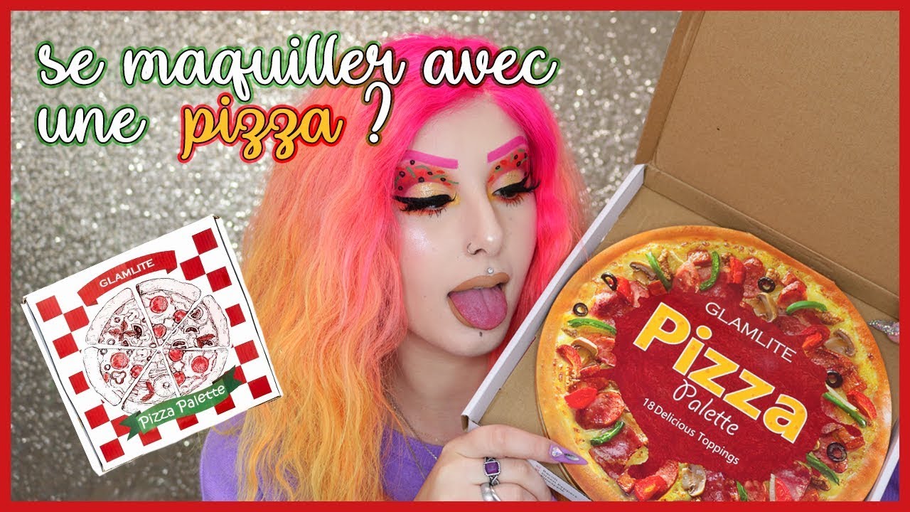PIZZA PALETTE 🍕😍 : Crash Test & Makeup | Glamlite - YouTube
