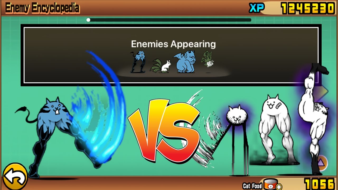 The Battle Cats - The Malevolent Macho legs VS Crazed Gross Cat + Li´l ...