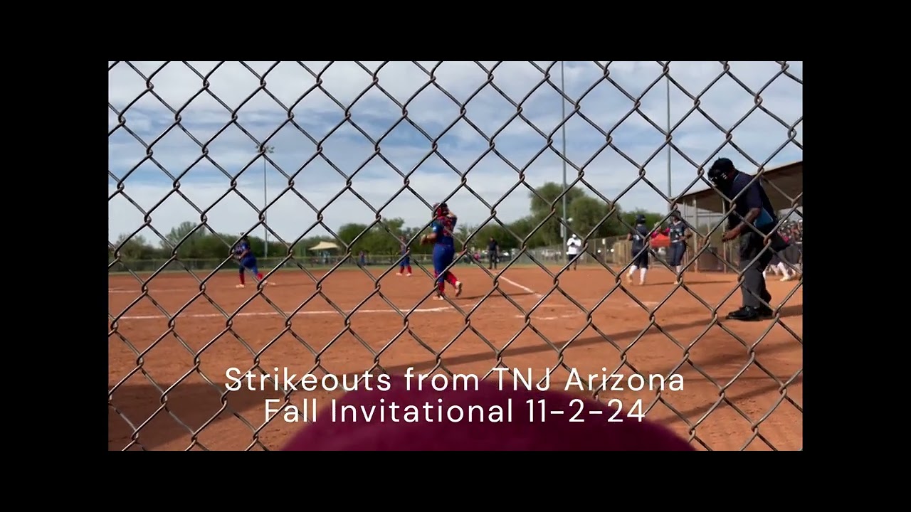 Strikeouts from TNJ AZ Fall Invitational 11-2-24 - YouTube