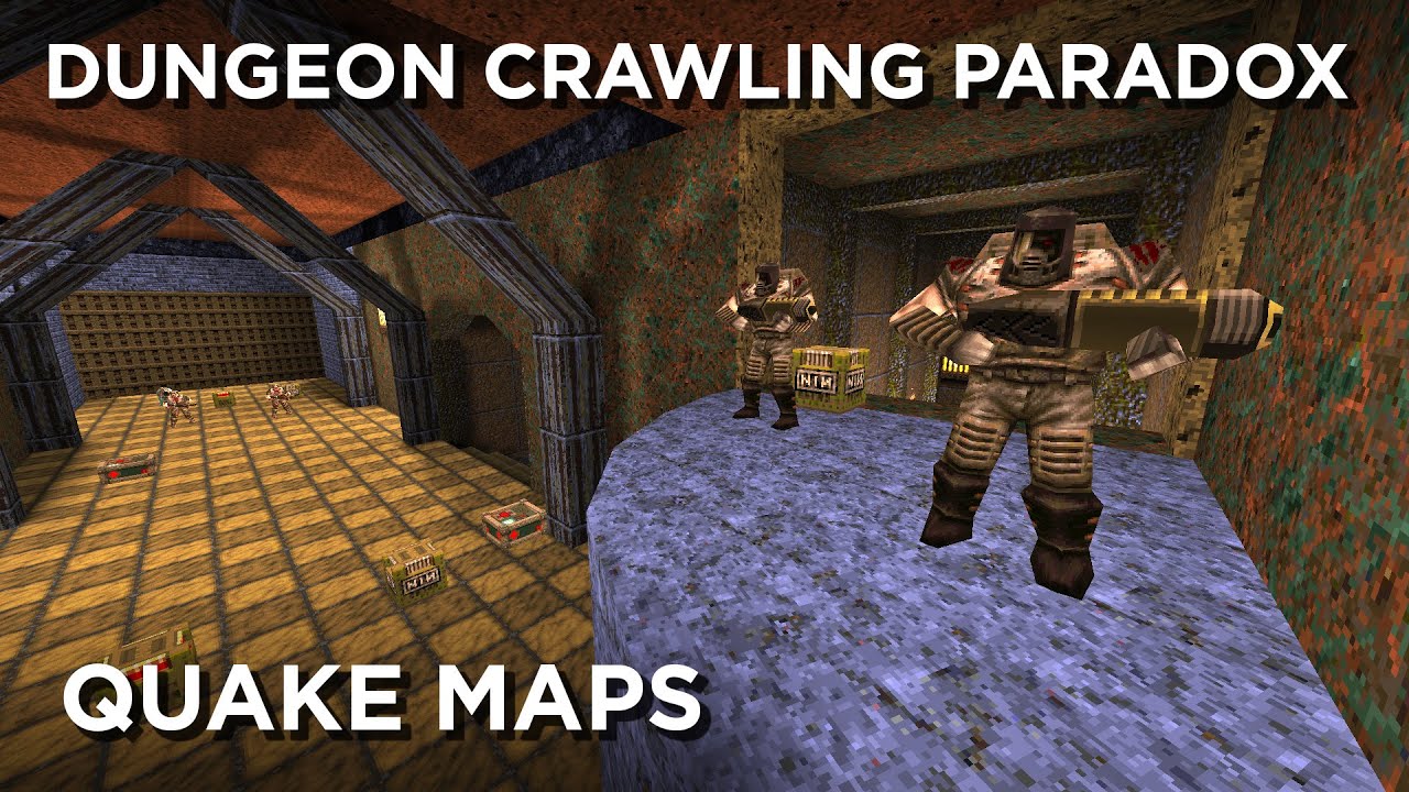 Quake Maps - Dungeon Crawling Paradox - YouTube