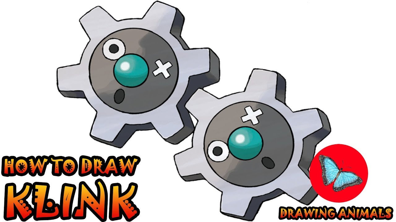 How To Draw Klink Pokemon | Drawing Animals - YouTube