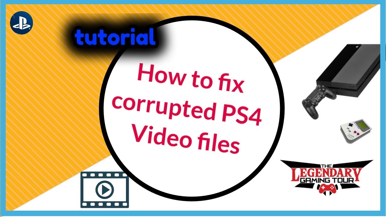 How To Fix Your Corrupted mp4 or video files from your ps4 - YouTube