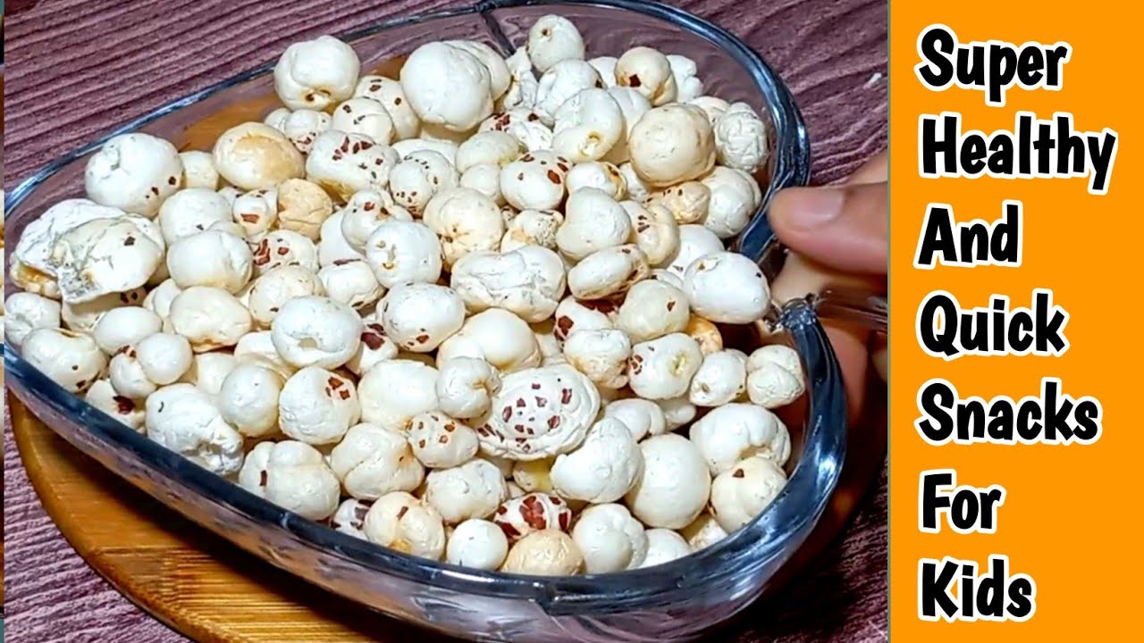 Lotus seeds Snacks,Best Alternative To Store Bought Chips| Makhanay ...