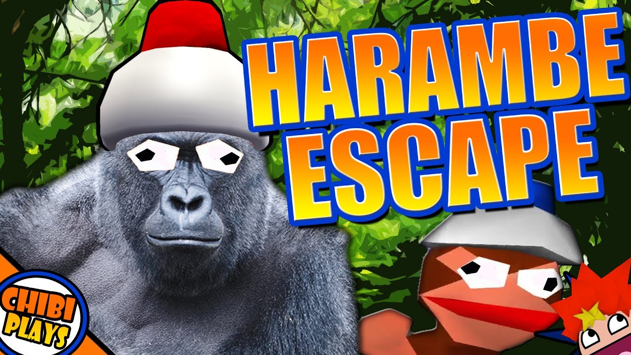 HARAMBE ESCAPE! (One of my FAVORITE childhood games!) - YouTube