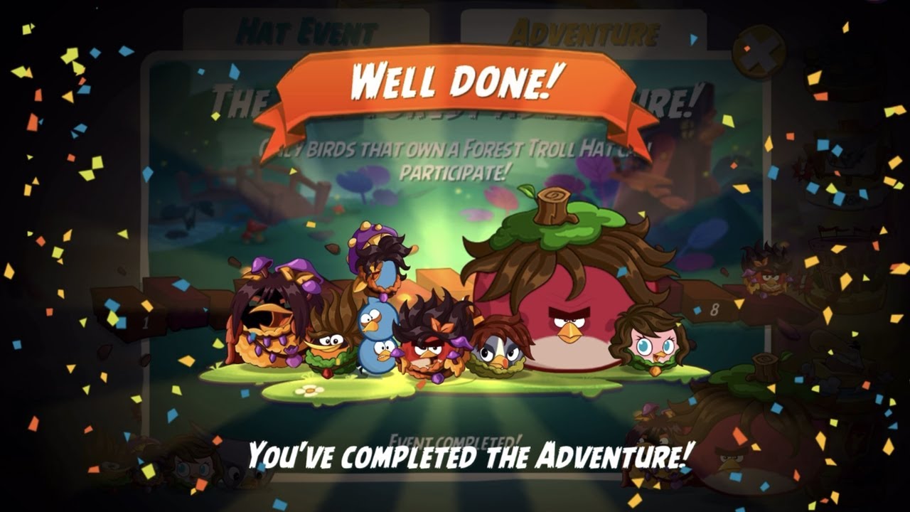 The Deep Forest Adventure! - Angry Birds 2 (Level 1-8) Full Game - YouTube