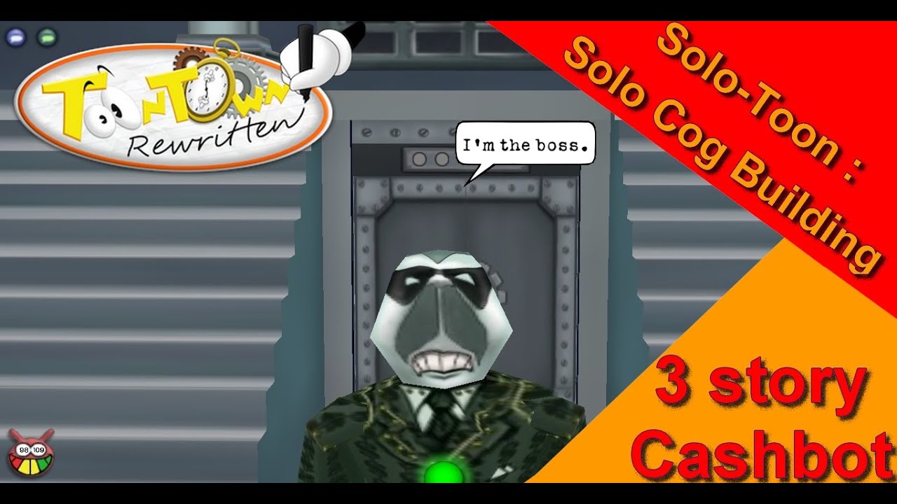 Toontown Rewritten - Solo Cog Building Series - 3 story Cashbot (ddl ...