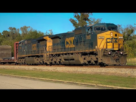 C40-8W Duo in 2021‽ CSX F768 in Whitakers - YouTube