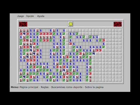 Buscaminas nivel experto - YouTube