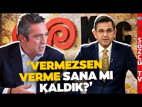 'VERMEZSEN VERME SANA MI KALDIK' Sözcü'ye Reklam Vermedi! Fatih Portakal'dan Ali Koç'a Sert Sözler!