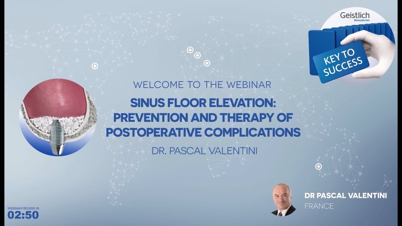 Geistlich Webinar: Sinus Floor Elevation - Dr. Pascal Valentini - YouTube