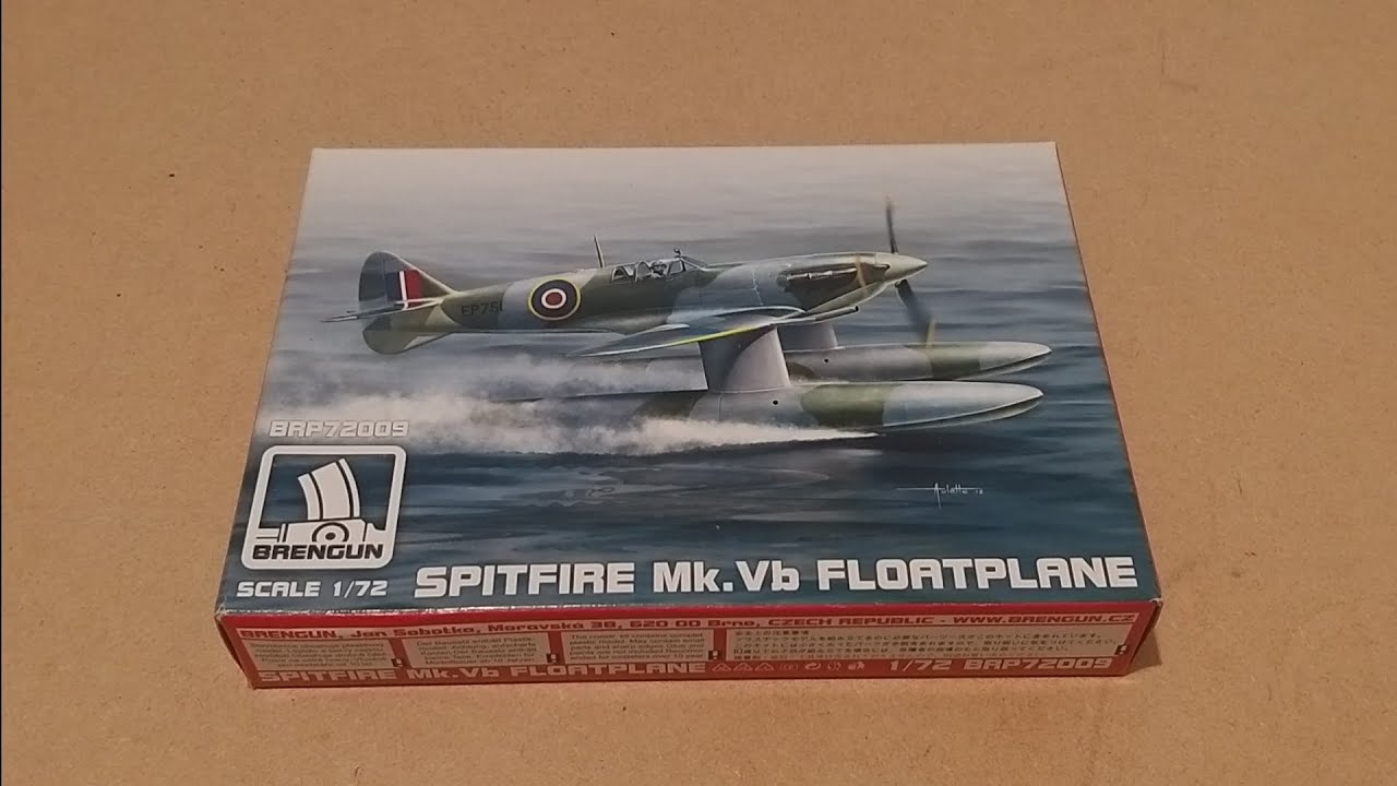 Unboxing, Brengun 1/72 Spitfire floatplane - YouTube