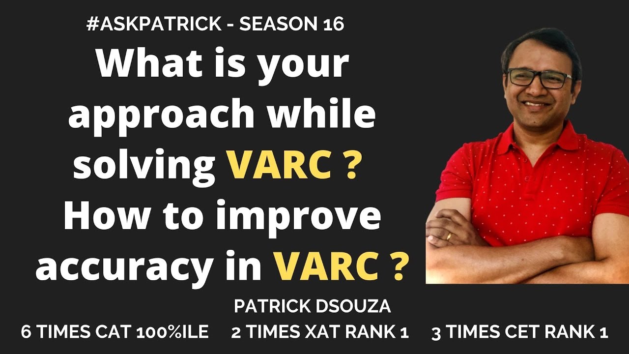 What is your approach while solving VARC? How to improve accuracy in ...