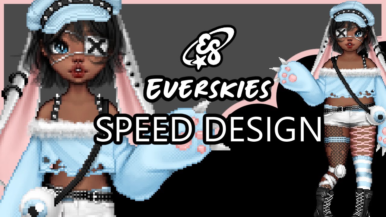 Everskies Speed-Design | Monster Bun - YouTube