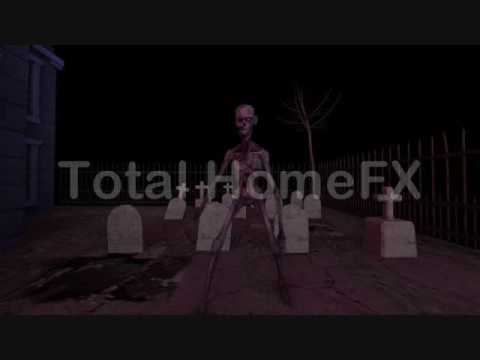 Zombie Rising. Halloween Projector Video. - YouTube
