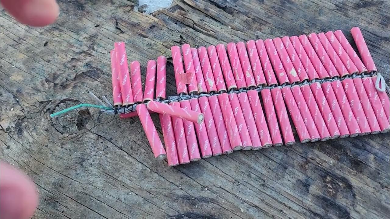 Ninja Big salute firecrackers - YouTube