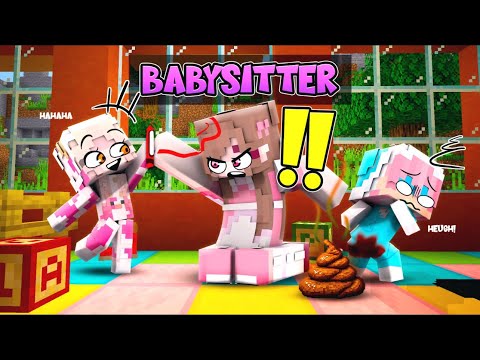 MOMON & ATUN JADI BAYI NAKAL untuk PRANK BABY SISTER yang MERAWAT KITA di MINECRAFT @BANGJBLOX 
