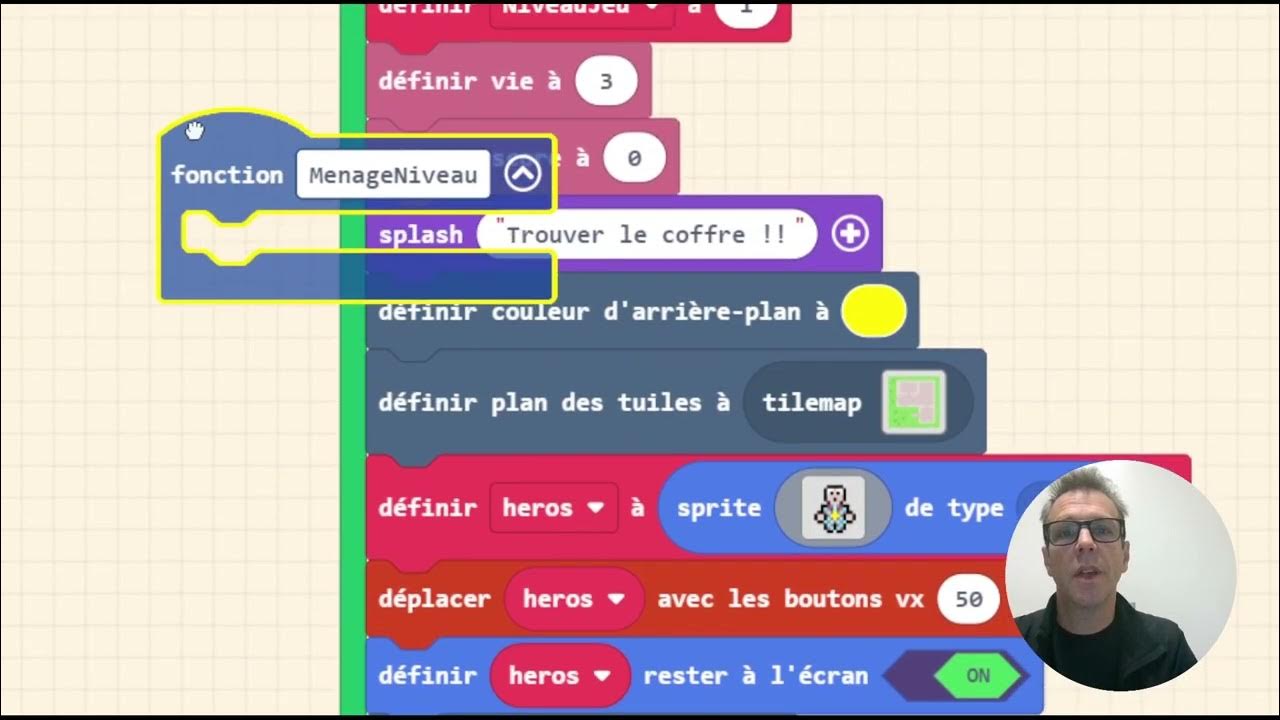 MakeCode Arcade 101 - 20 - Création d'un second niveau (partie 1) - YouTube