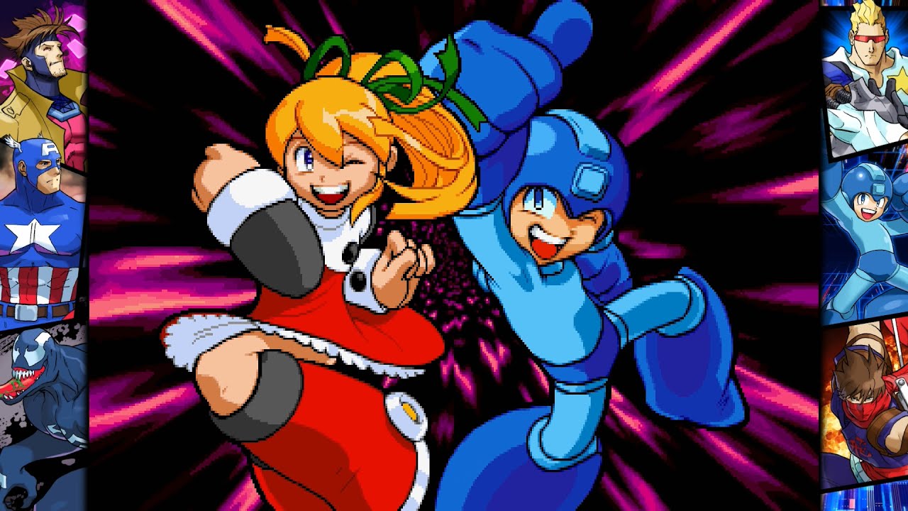 MARVEL vs. CAPCOM Fighting Collection - ROLL & MEGA MAN playthrough ...