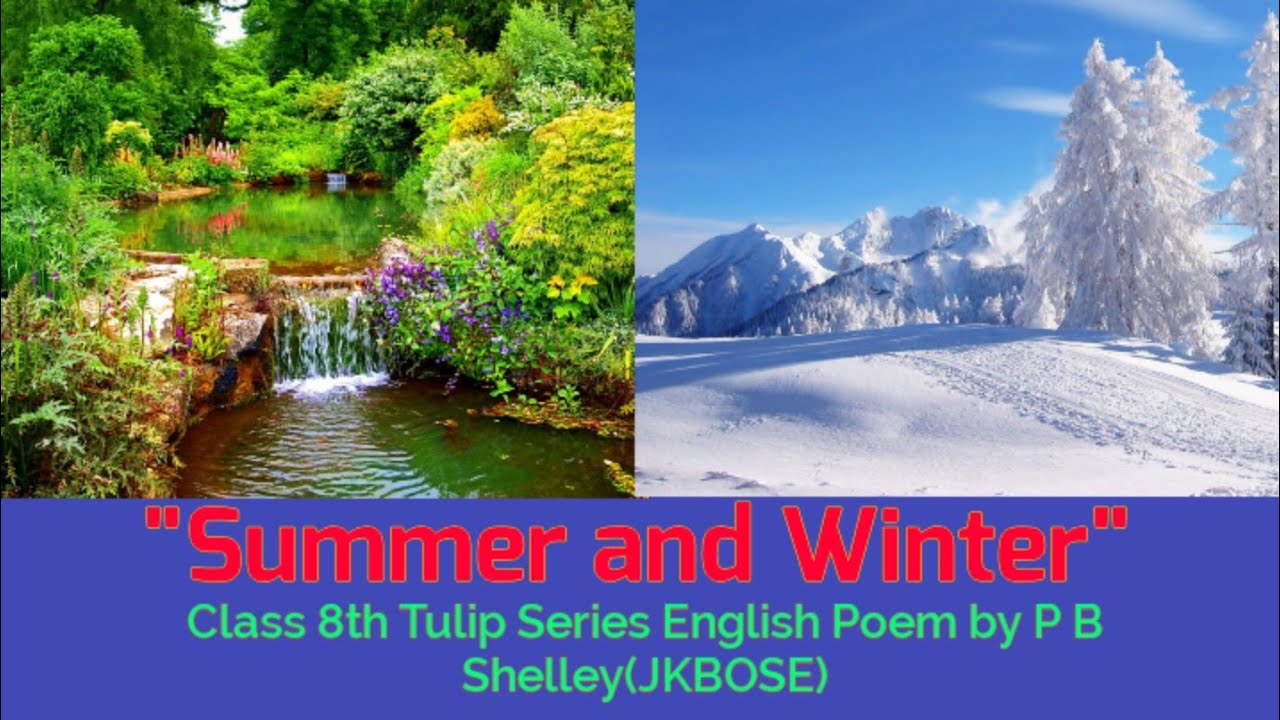 Summer and Winter | Summary and Textual Questions | Class 8th Tulip ...