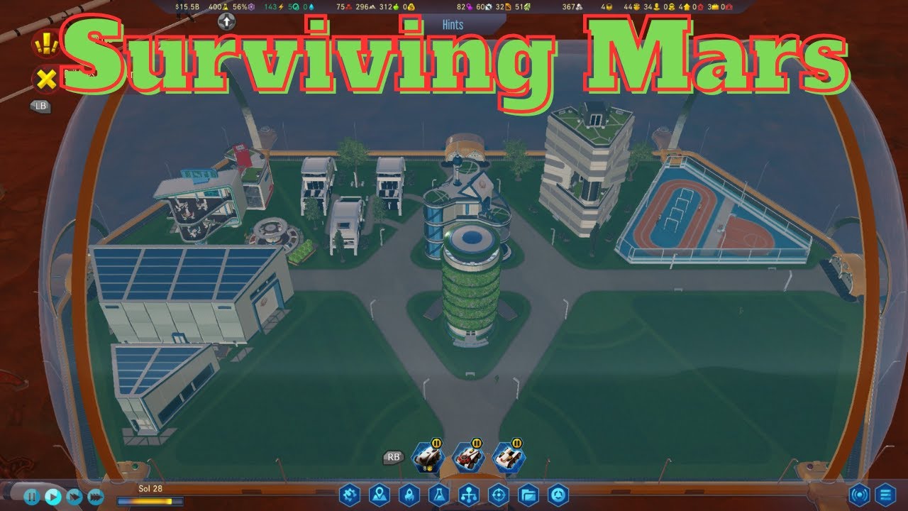 Surviving Mars (E-2) Our first Colonists have arrived - YouTube