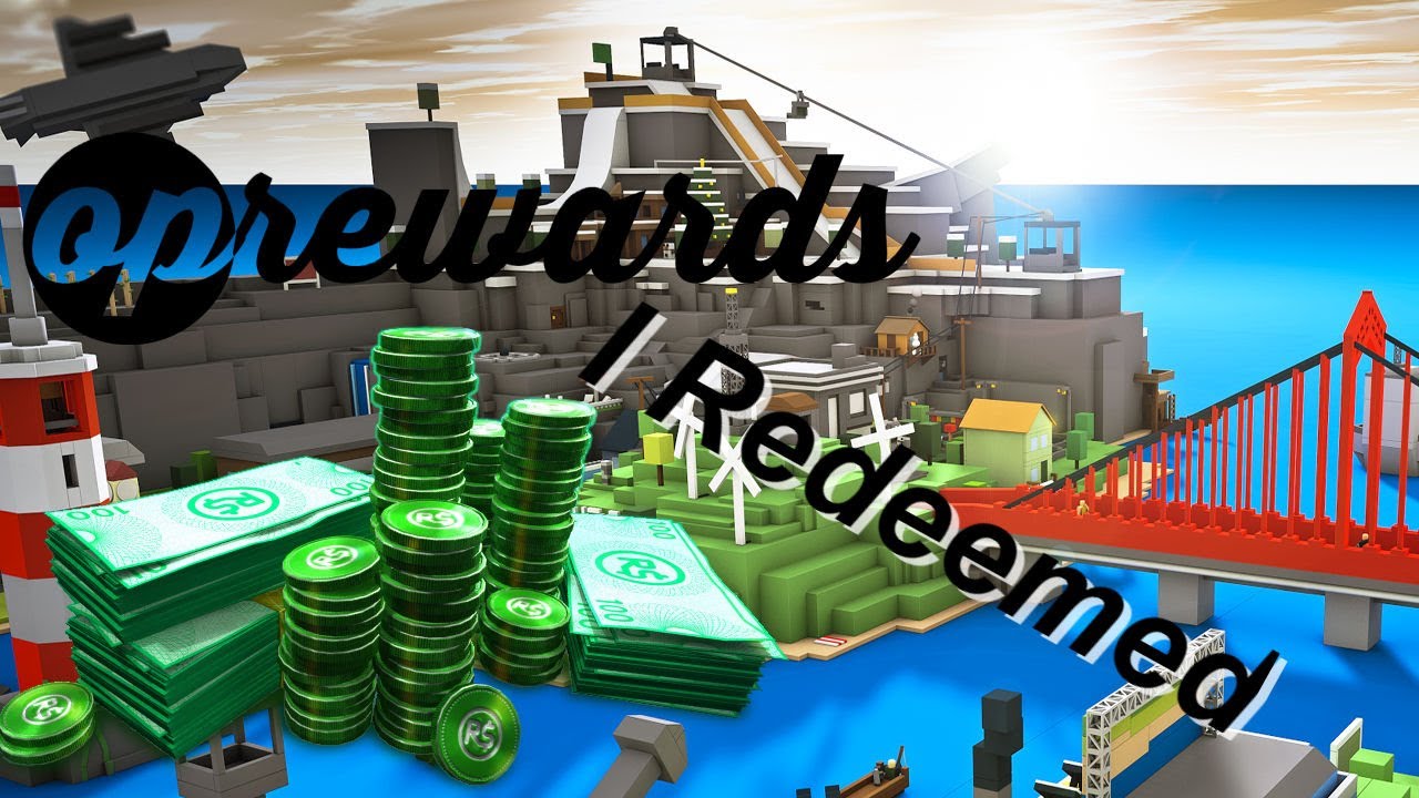 I Redeem robux on OP Rewards - YouTube