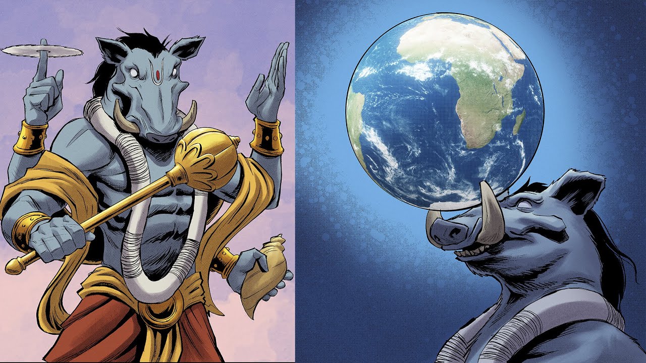 Varaha – Der Eber-Gott, der die Erde Rettete – Hinduistische Mythologie ...