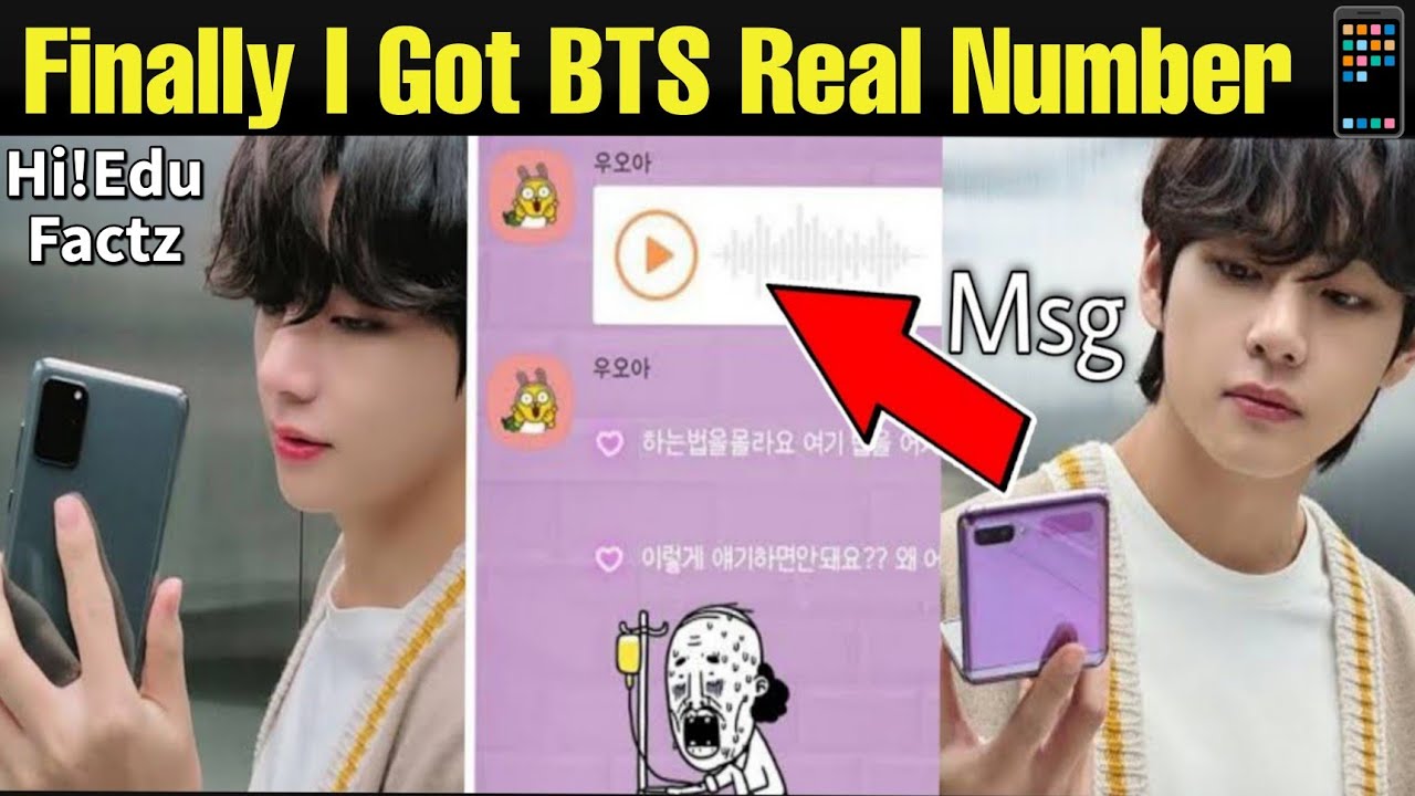 Finally Edu Factz Got BTS Real Number 📱 BTS WhatsApp Mobile Number ...
