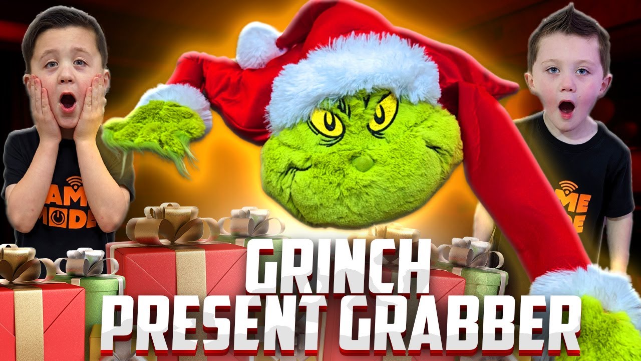 Grinch Present Grabber | Unbox Setup Christmas Animatronic | Animated ...
