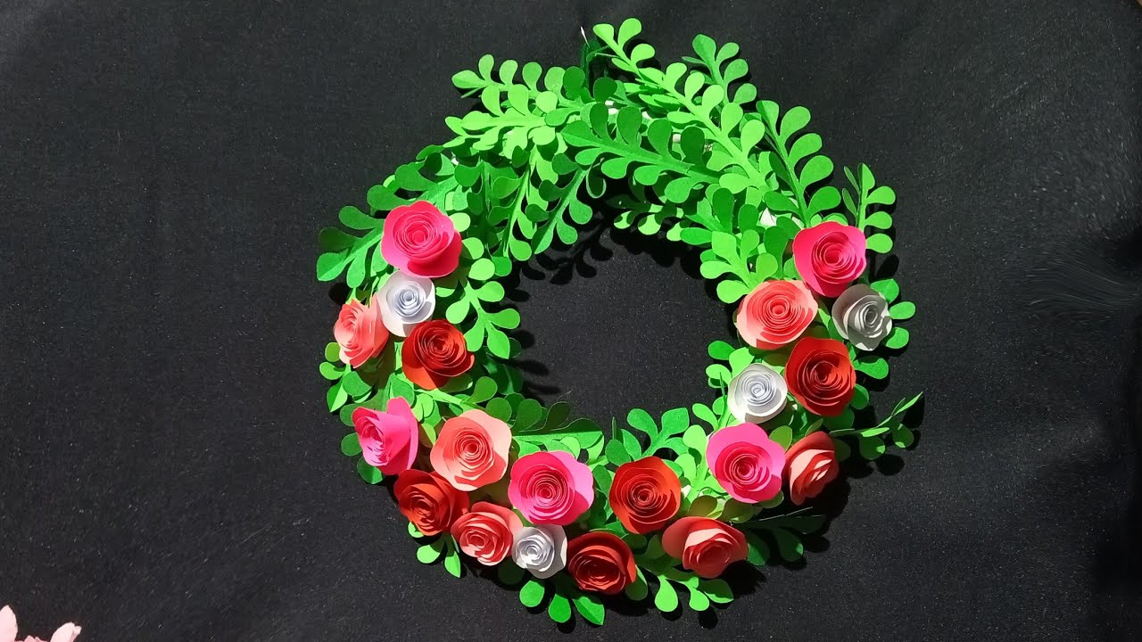 Beautiful paper wall hanging craft।। how to make a perfect wall hanging ...
