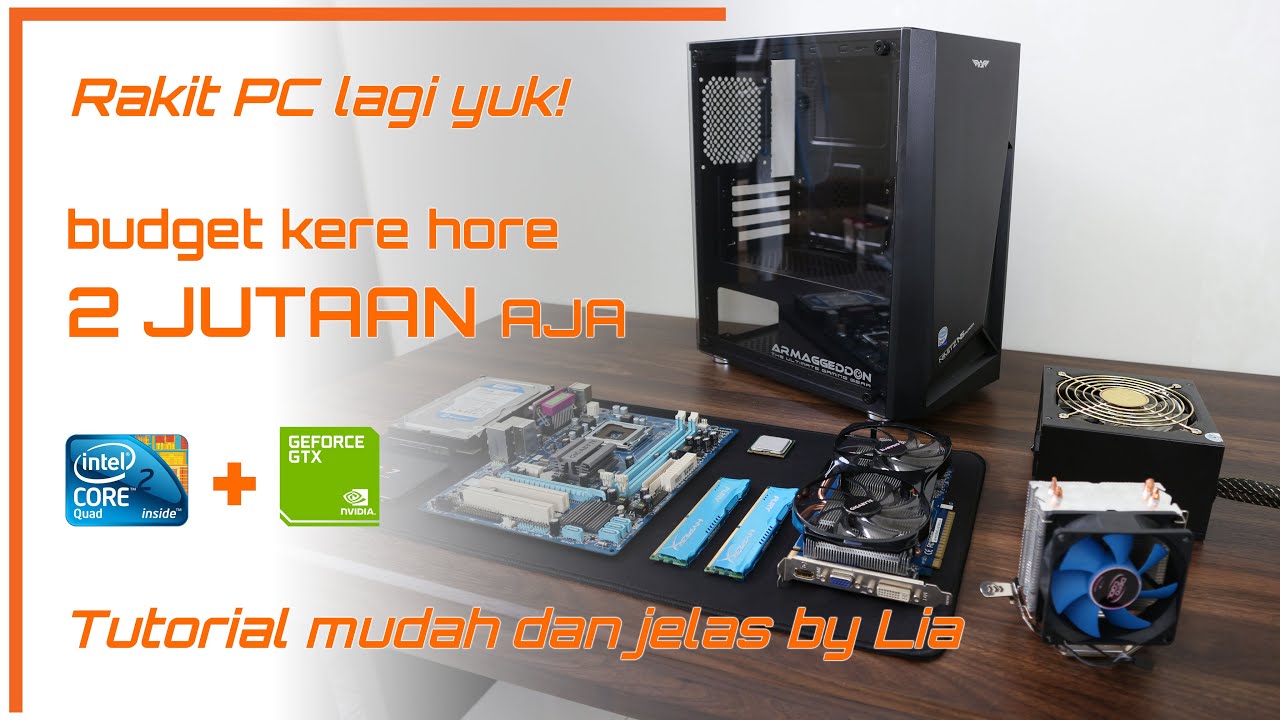 PC rakitan retro keren nan murah - tutorial / cara rakit PC mudah dan ...