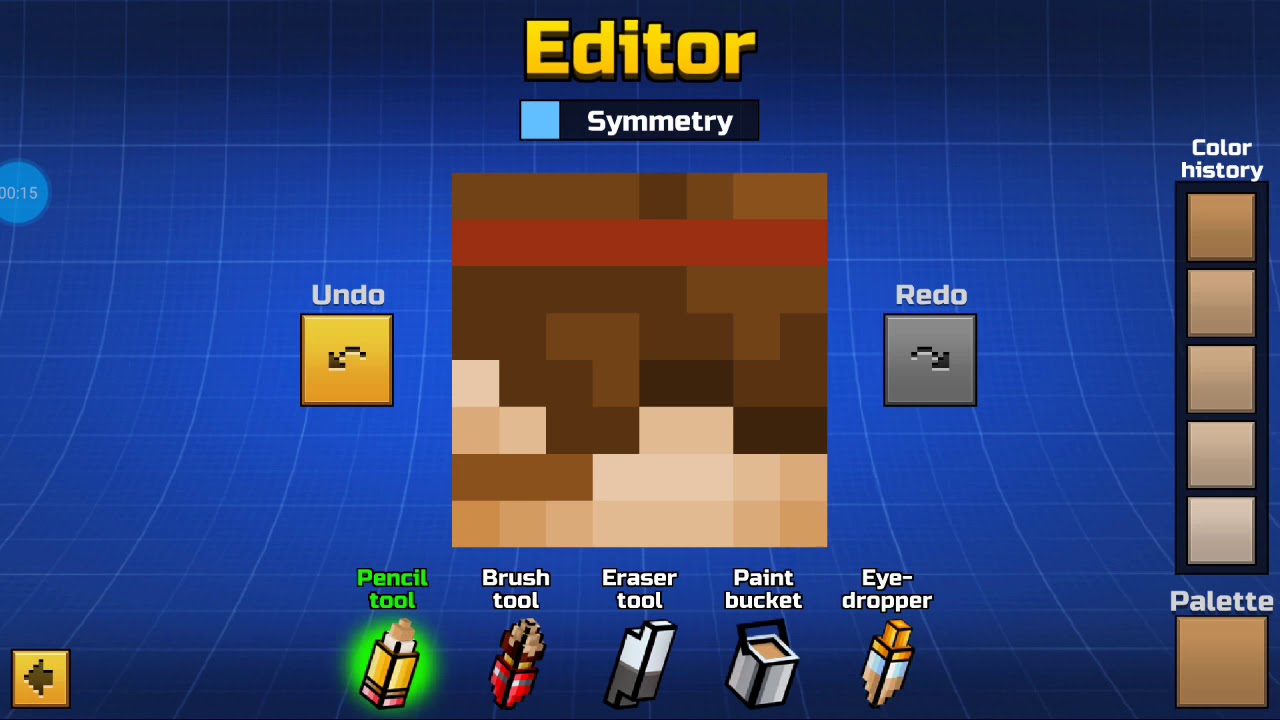 How To Make A Newbie Girl Version Skin (PG3D) - Head - YouTube