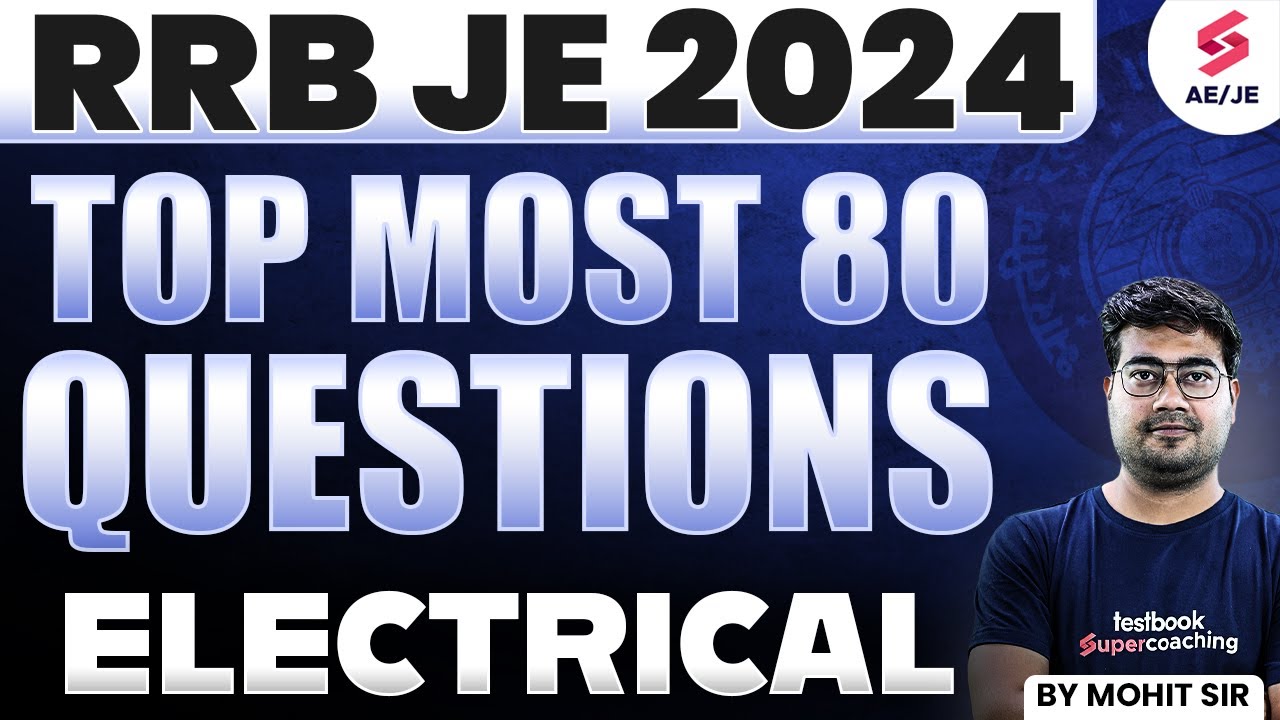 RRB JE 2024 | RRB JE 2024 Electrical Engineering Mock Test | RRB JE ...
