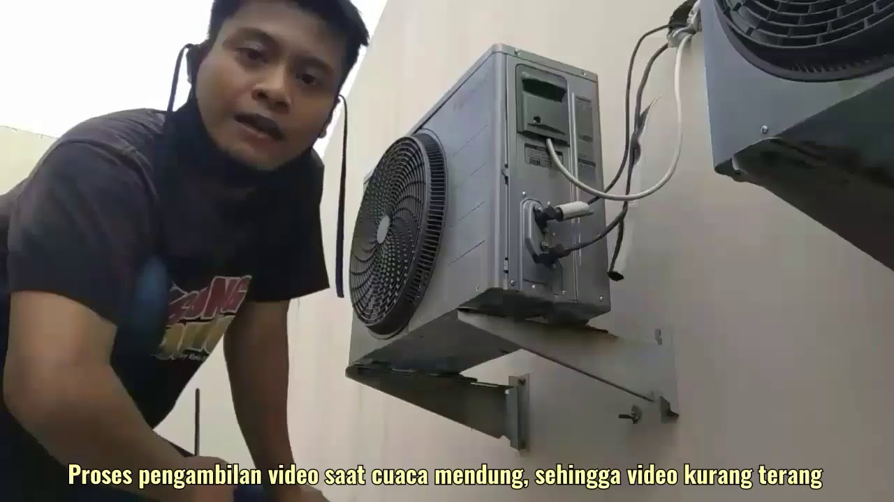 Cuci unit outdoor merk panasonic - YouTube