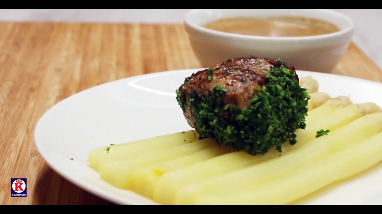 Kalfsoester met gremolata en asperges - YouTube