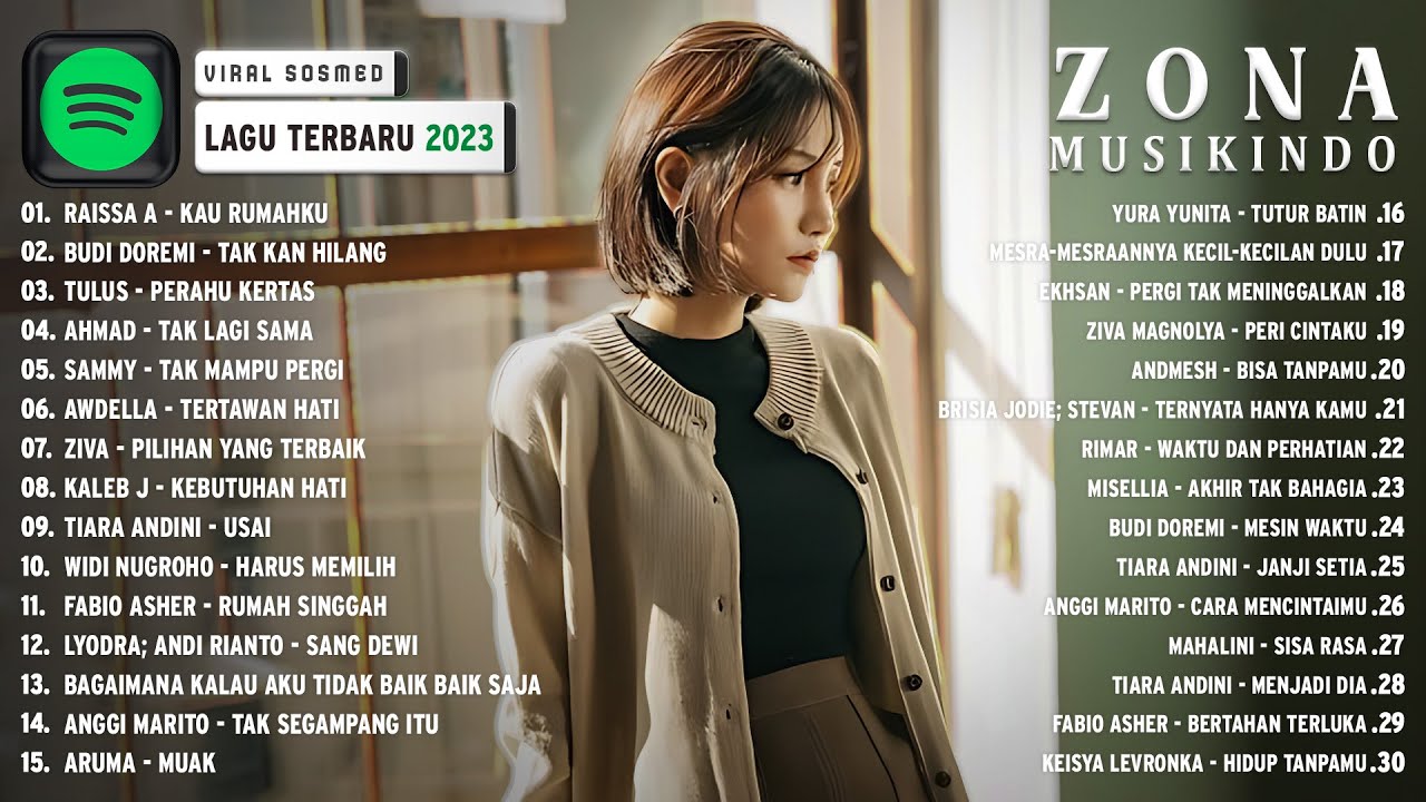 KUMPULAN LAGU POP INDONESIA TERBARU 2023 VIRAL BANGET ~ TOP HITS ...
