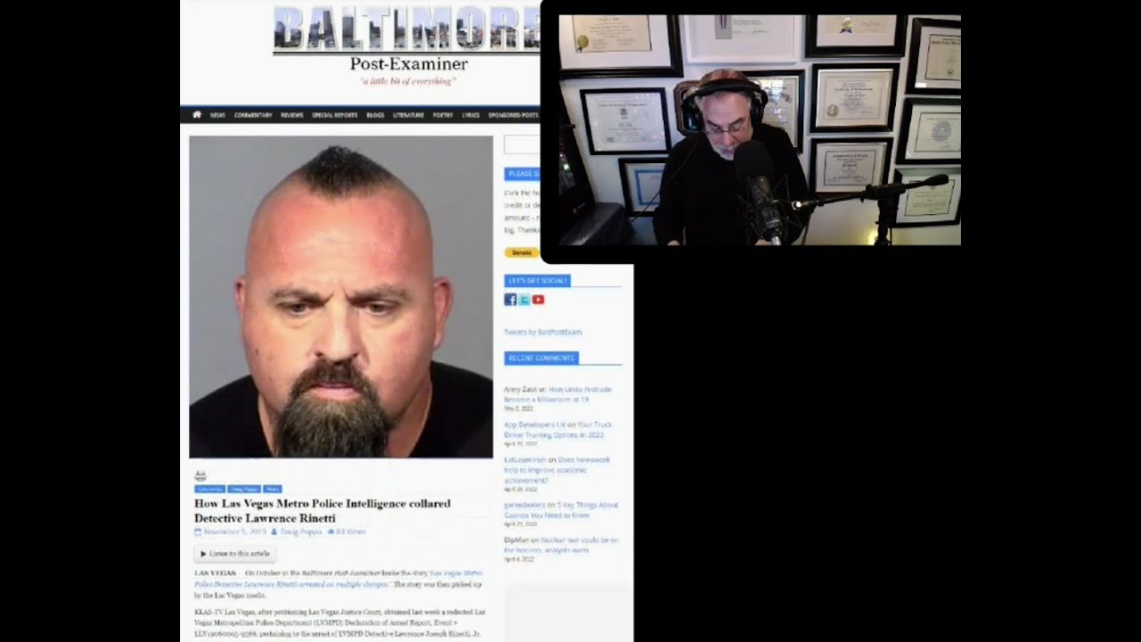 Former LVMPD Detective Lawrence Rinetti accepted plea deal, awaiting ...